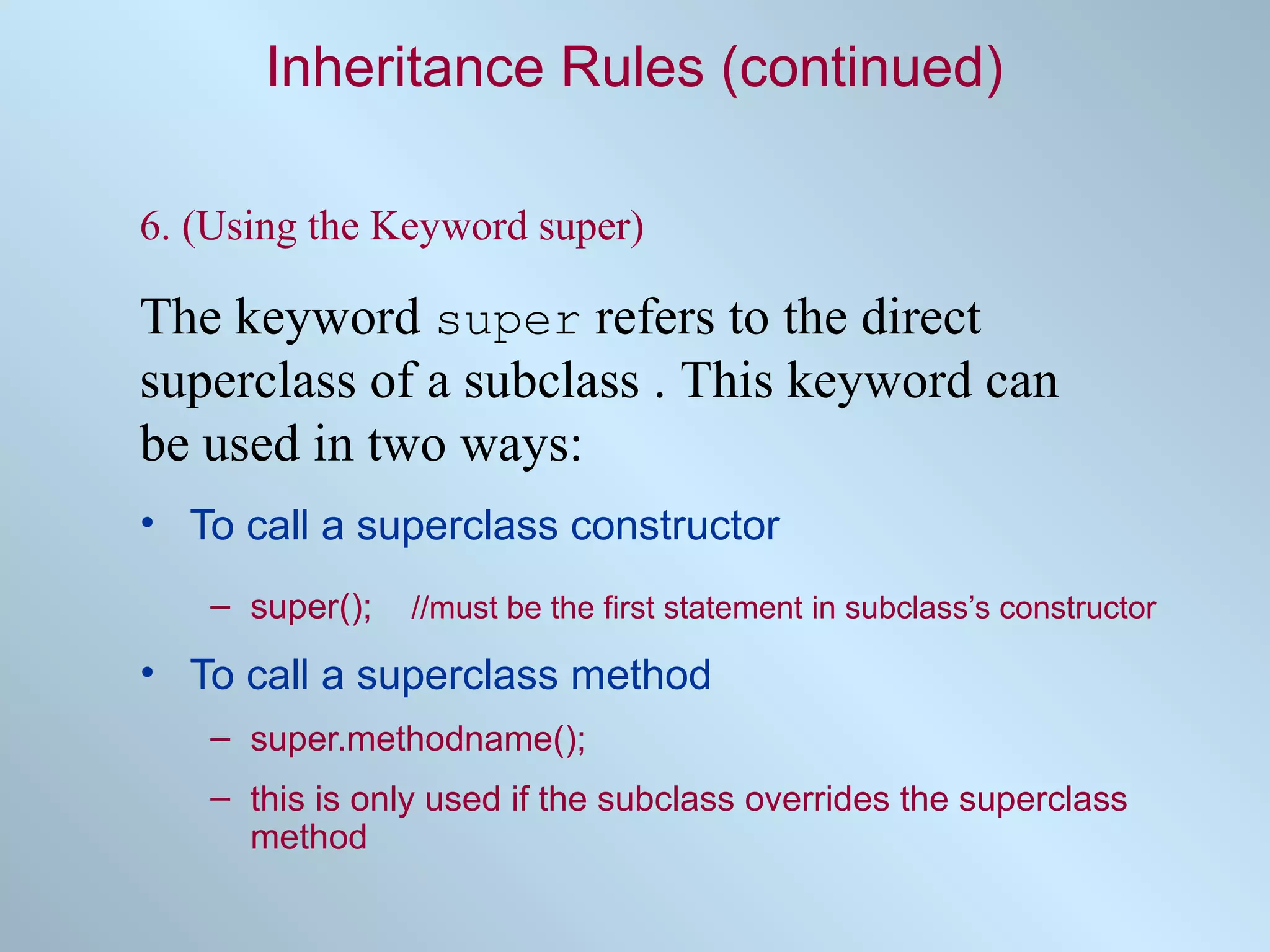 Inheritance & Polymorphism - 1 | PPT