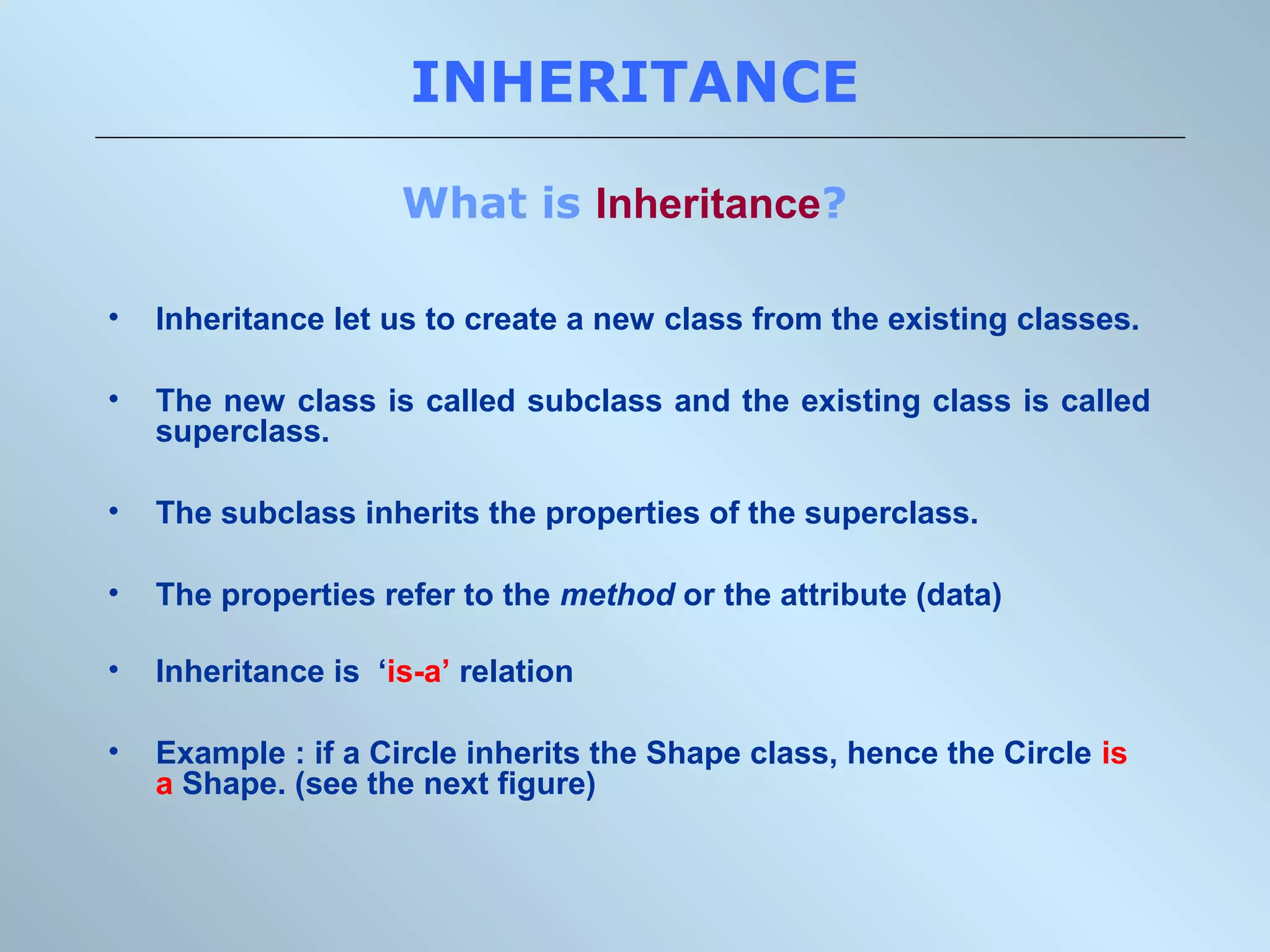 Inheritance & Polymorphism - 1 | PPT