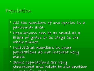 8 1-components of-an_ecosystem | PPT | Biological Sciences | Science