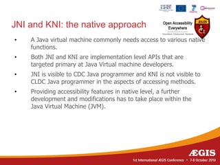 Design of accessibility framework for mobile devices. | PDF ...