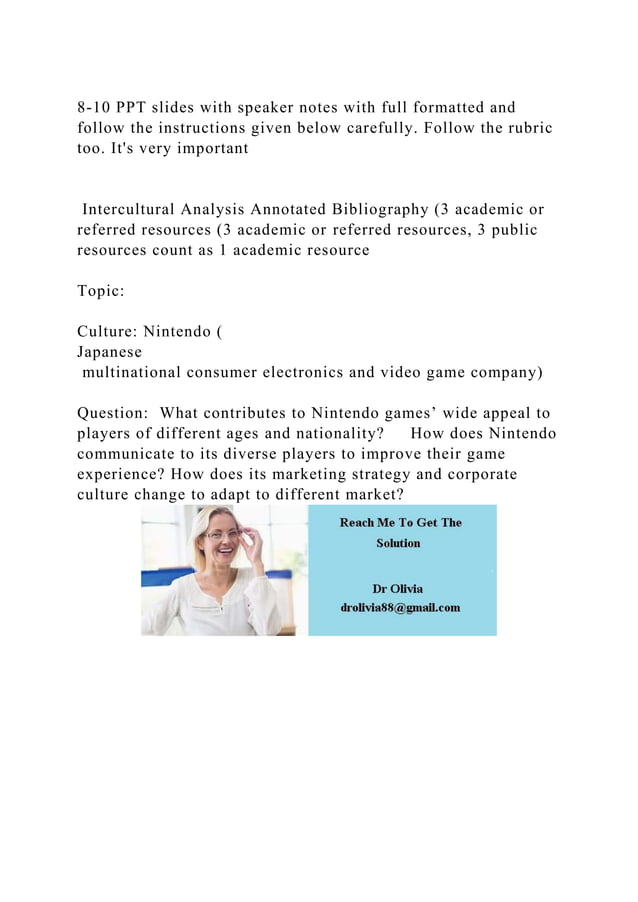 8-10 PPT slides with speaker notes with full formatted and follow th.docx