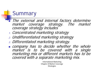 Market Coverage Strategies | PDF