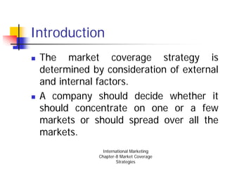 Market Coverage Strategies | PDF