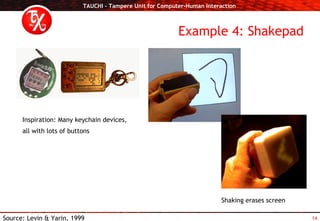 Tangible Interfaces | PPT