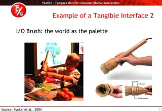 Tangible Interfaces | PPT