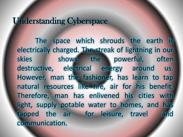 Ethical issues in cyberspace | PPTX | Technology & Computing