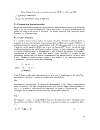 WAVELET PACKET BASED IRIS TEXTURE ANALYSIS FOR PERSON AUTHENTICATION | PDF