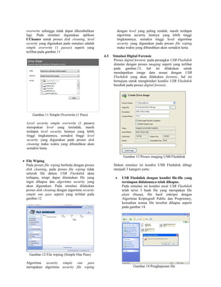 Anti forensic pada perangkat USB flashdisk | PDF