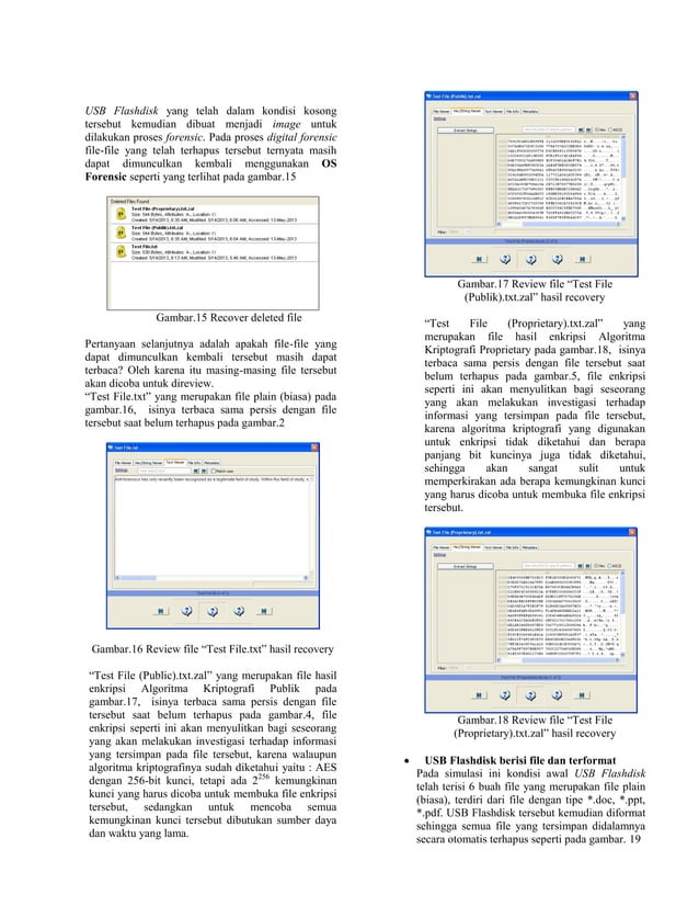 Anti forensic pada perangkat USB flashdisk | PDF
