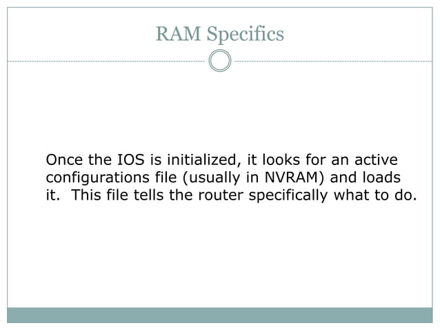 8. internal components of router