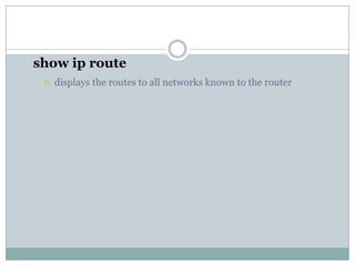 8. internal components of router | PPTX