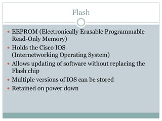 8. internal components of router | PPTX