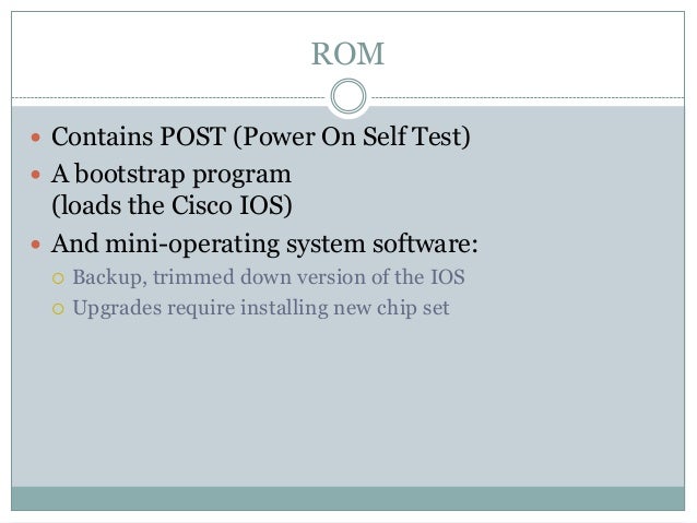 8. internal components of router