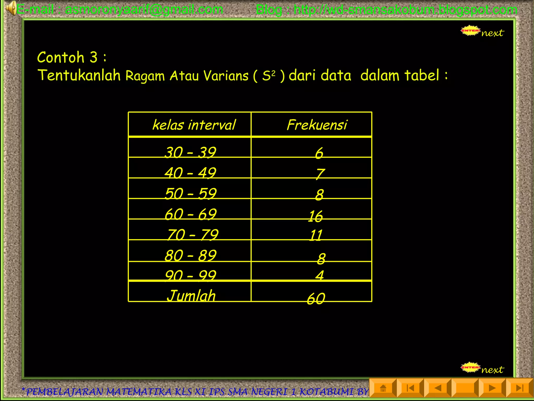 8. Ragam atau Varians | PPT