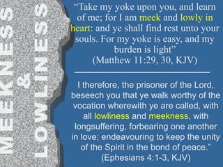 8. fruit of the spirit meekness | PPT