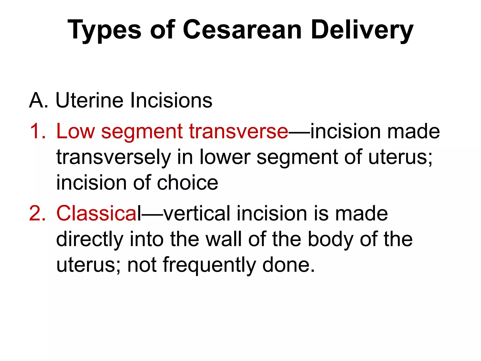 8. cesarean section | PPTX