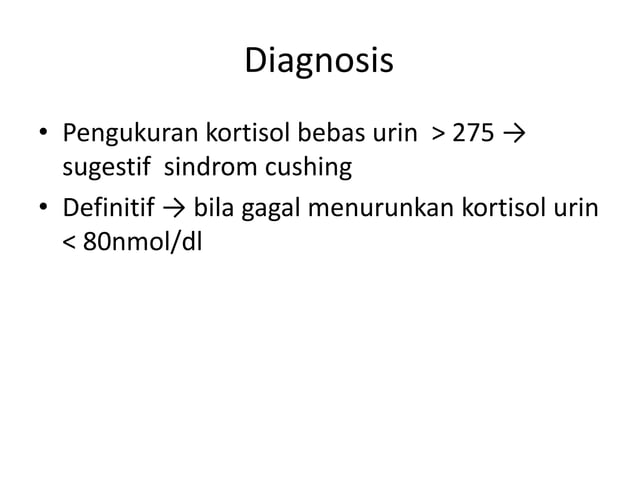cushing syndrome | PPTX