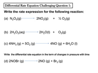 8.1 reaction rate | PPTX