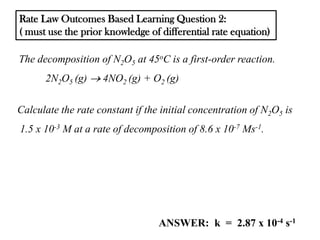 8.1 rate law | PPTX