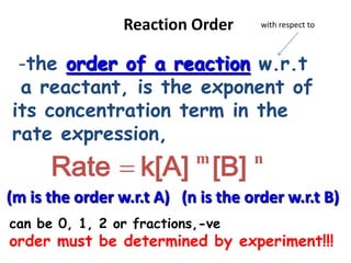 8.1 rate law | PPTX