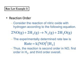 8.1 rate law | PPTX