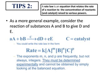 8.1 rate law | PPTX