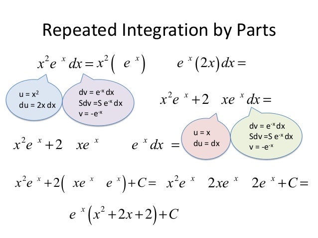 8.2 integration by parts