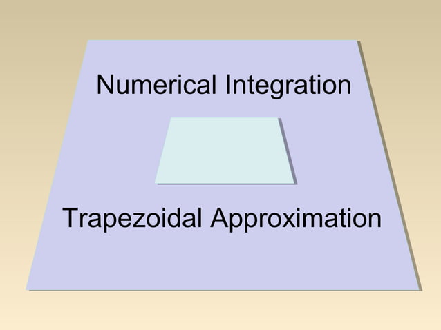 8.7 numerical integration | PPT