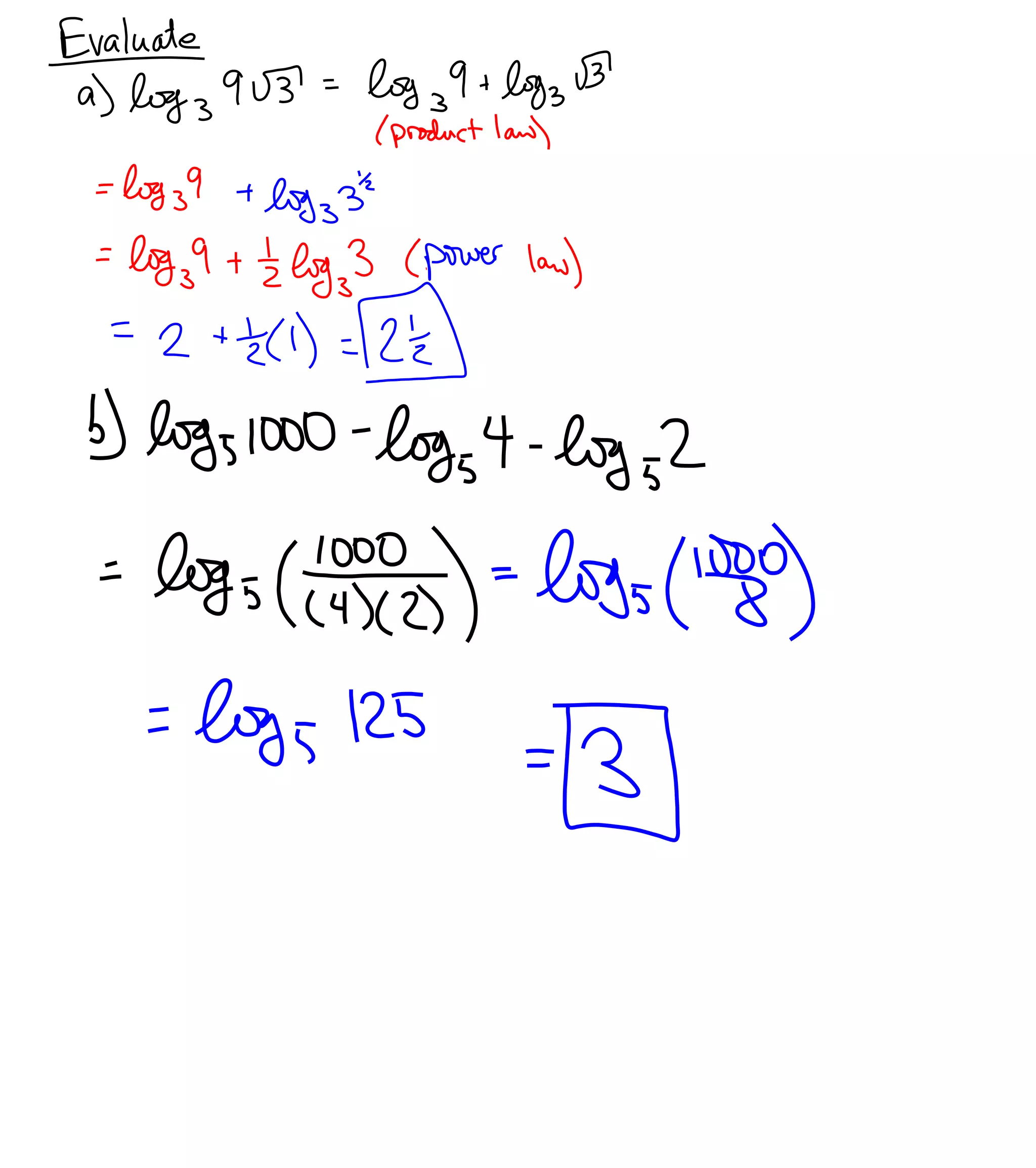 8.3 laws of logarithms | PPTX
