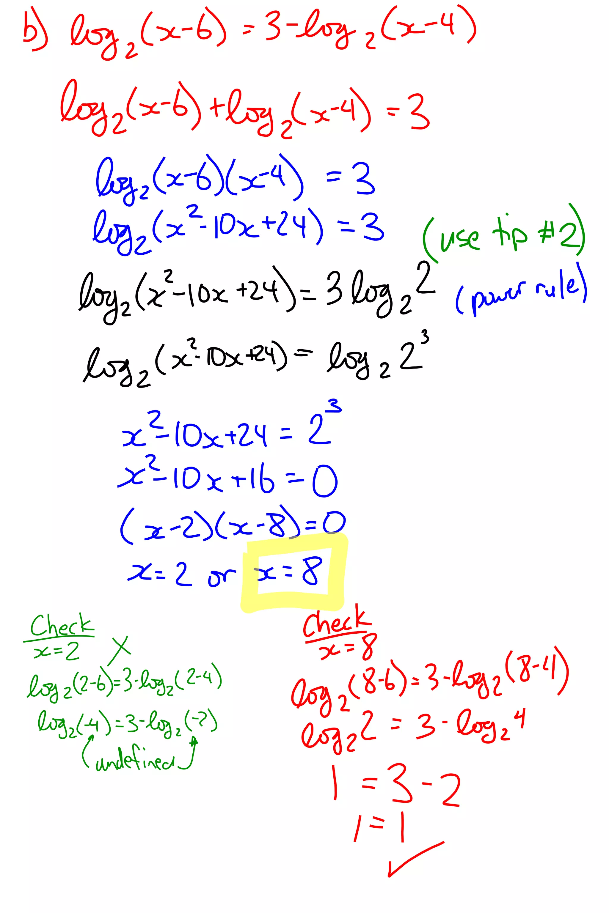 8.4 logarithmic and exponential equations | PPTX | Physics | Science
