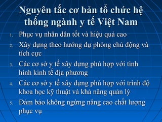 8.1.2014 he thong to chuc y te vn | PPT