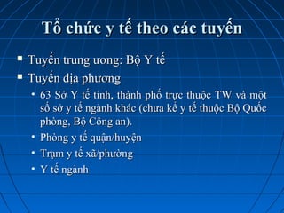 8.1.2014 he thong to chuc y te vn | PPT