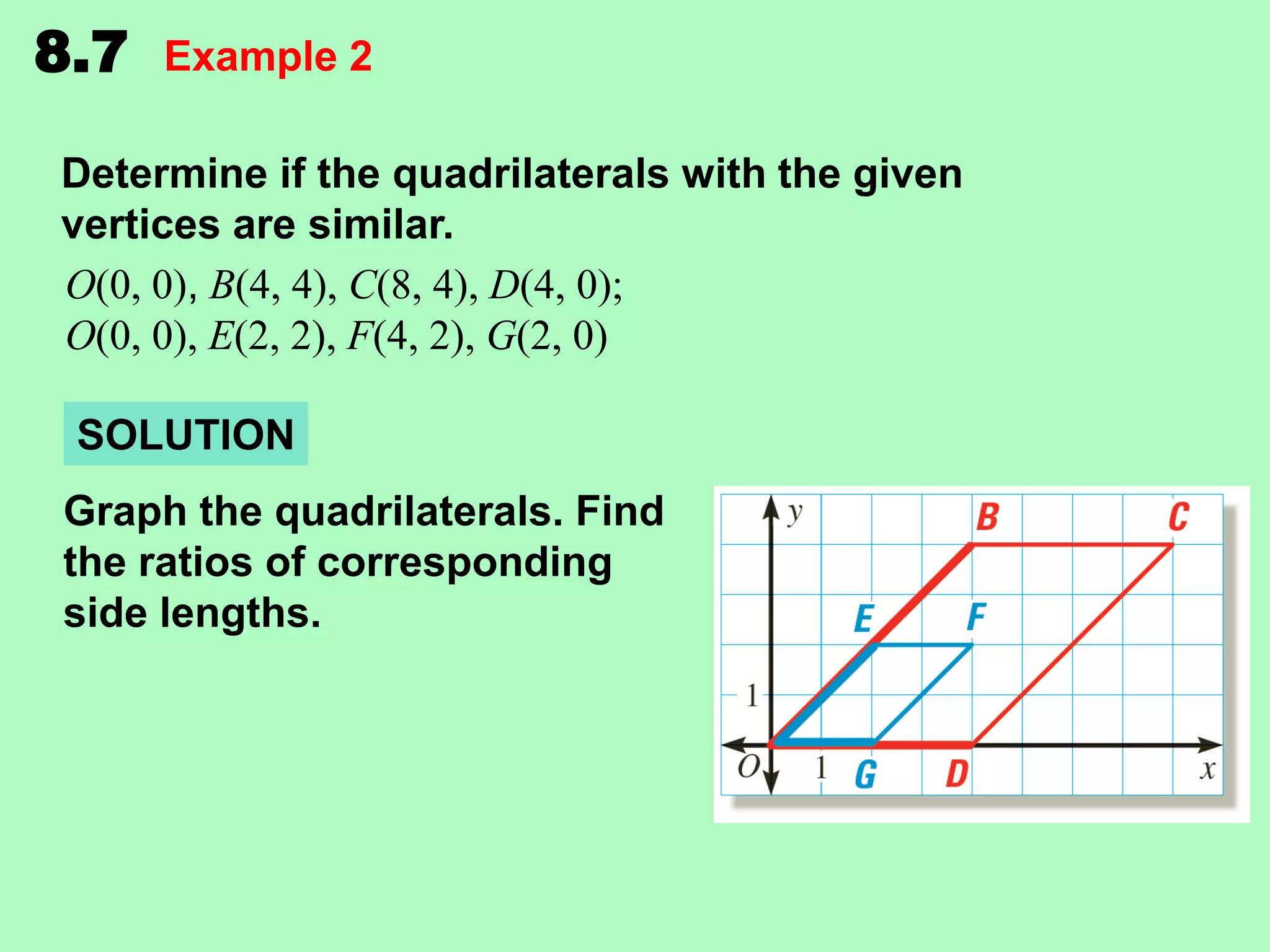 8.7 coordinate proof with quadrilaterals | PPT