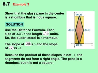 8.7 coordinate proof with quadrilaterals | PPT