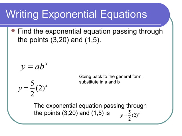 8.2 Exploring exponential models | PPT | Physics | Science