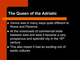 8. renaissance in venice | PPTX