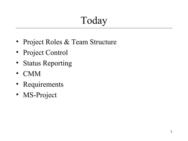 Software Project Management lecture 8 | PPT