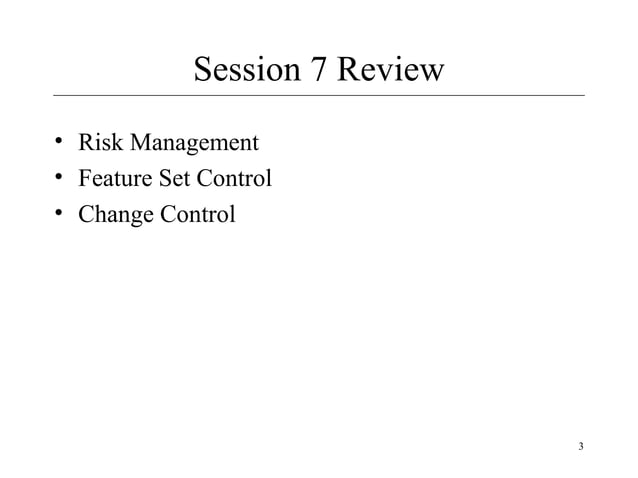 Software Project Management lecture 8 | PPT