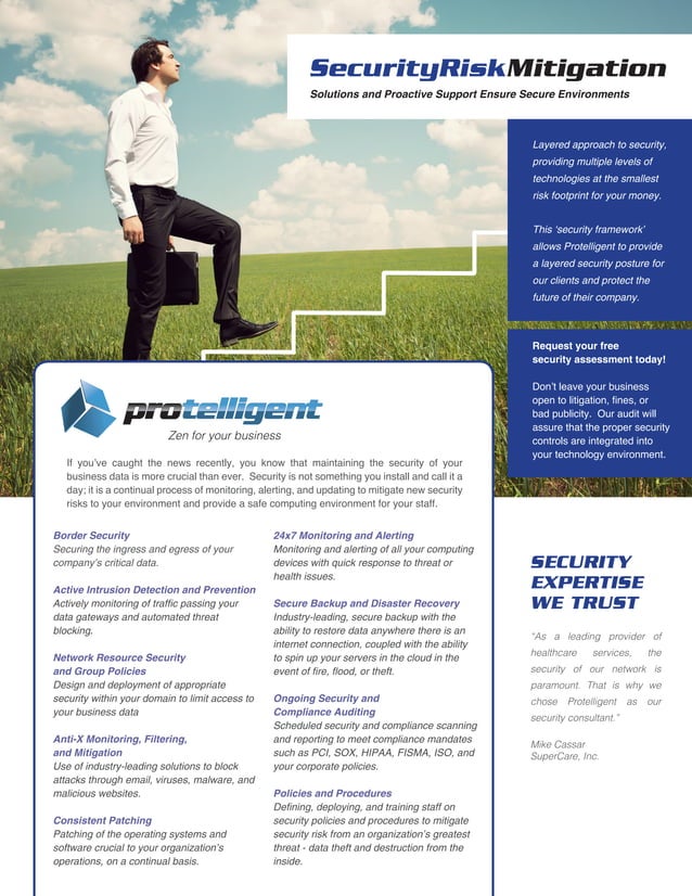 Security and Risk Mitigation | PDF | IT and Internet Support | Internet
