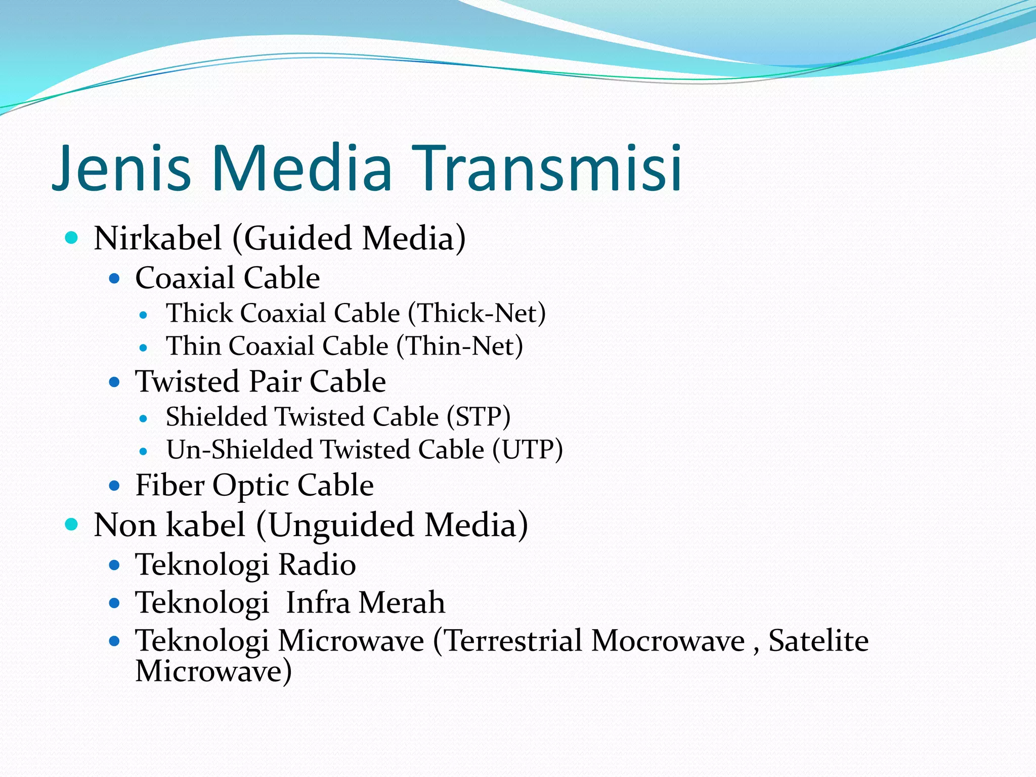 8. media komunikasi jaringan komputer | PPTX