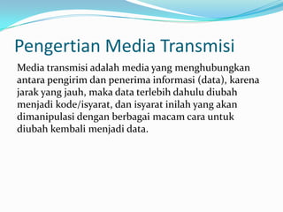 8. media komunikasi jaringan komputer | PPTX
