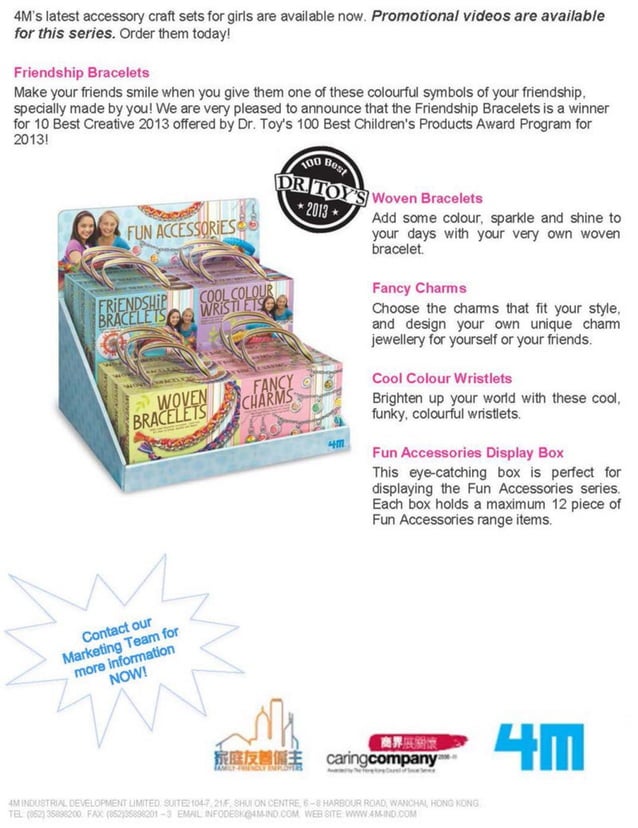 8.4 m newsletter. sept 2013. creative games & craft kits for kids | PDF