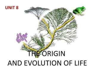 8. origin of life & evolution | PPTX
