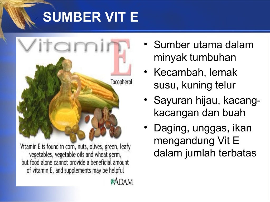 Vitamin Larut Dalam Air