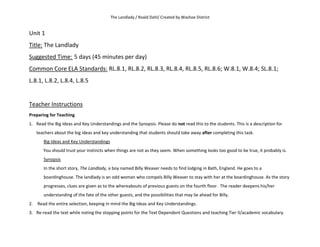 8. landlady. lesson (1) | DOCX