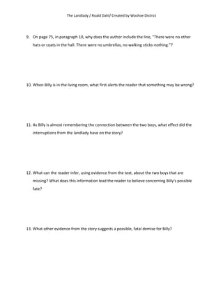 8. landlady. lesson (1) | PPT