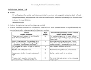 8. landlady. lesson (1) | PPT