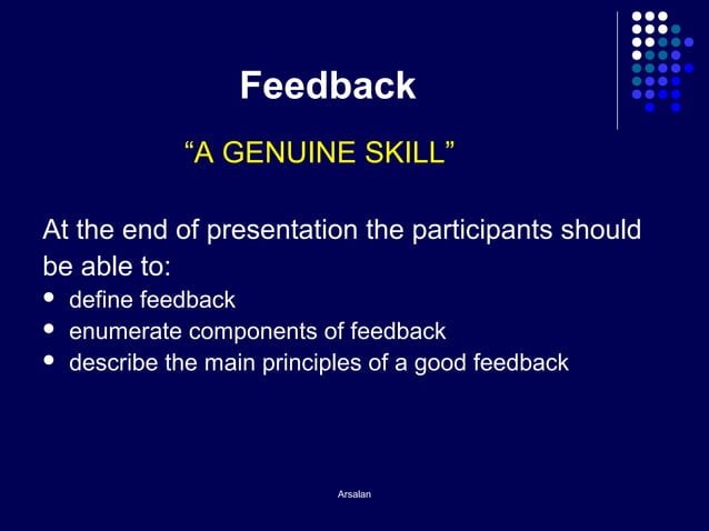 Feedback | PPT