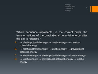 Energy Sources and Transfer of Energy | PPTX