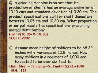 8. normal distribution qt pgdm 1st semester | PPT